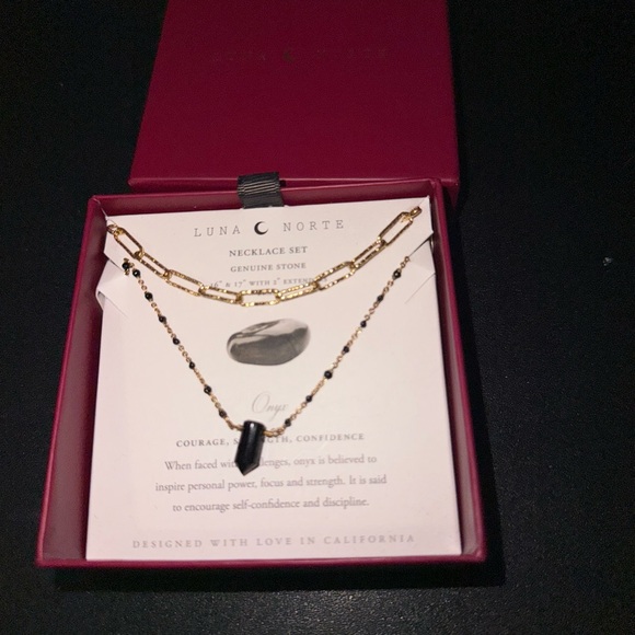 Luna Norte | Jewelry | Luna Norte Genuine Onyx Stone Oxidized Silver ...